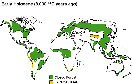 Forests in the Anthropocene: From Holocene to Anthropocene